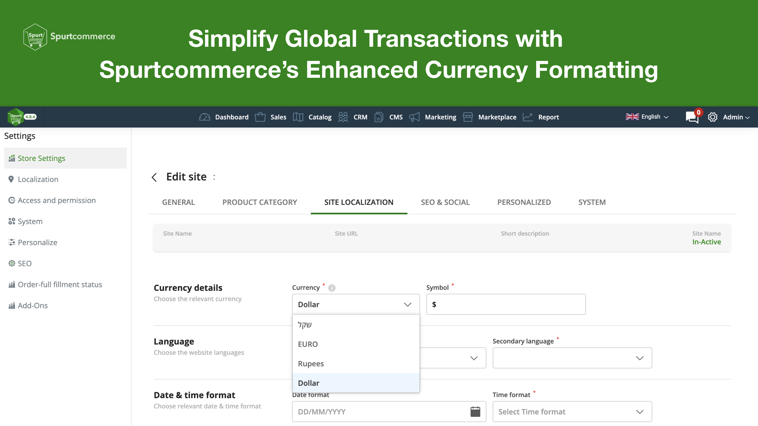 Simplify Global Transactions with Spurtcommerce's Enhanced Currency Formatting